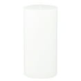Mainstays Unscented Pillar Candle, 4 x 8 inches, White - Walmart.com