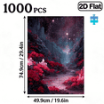 (1000pcs) Adult Mini Puzzles, with Crimson Realm Design - Scratch ...