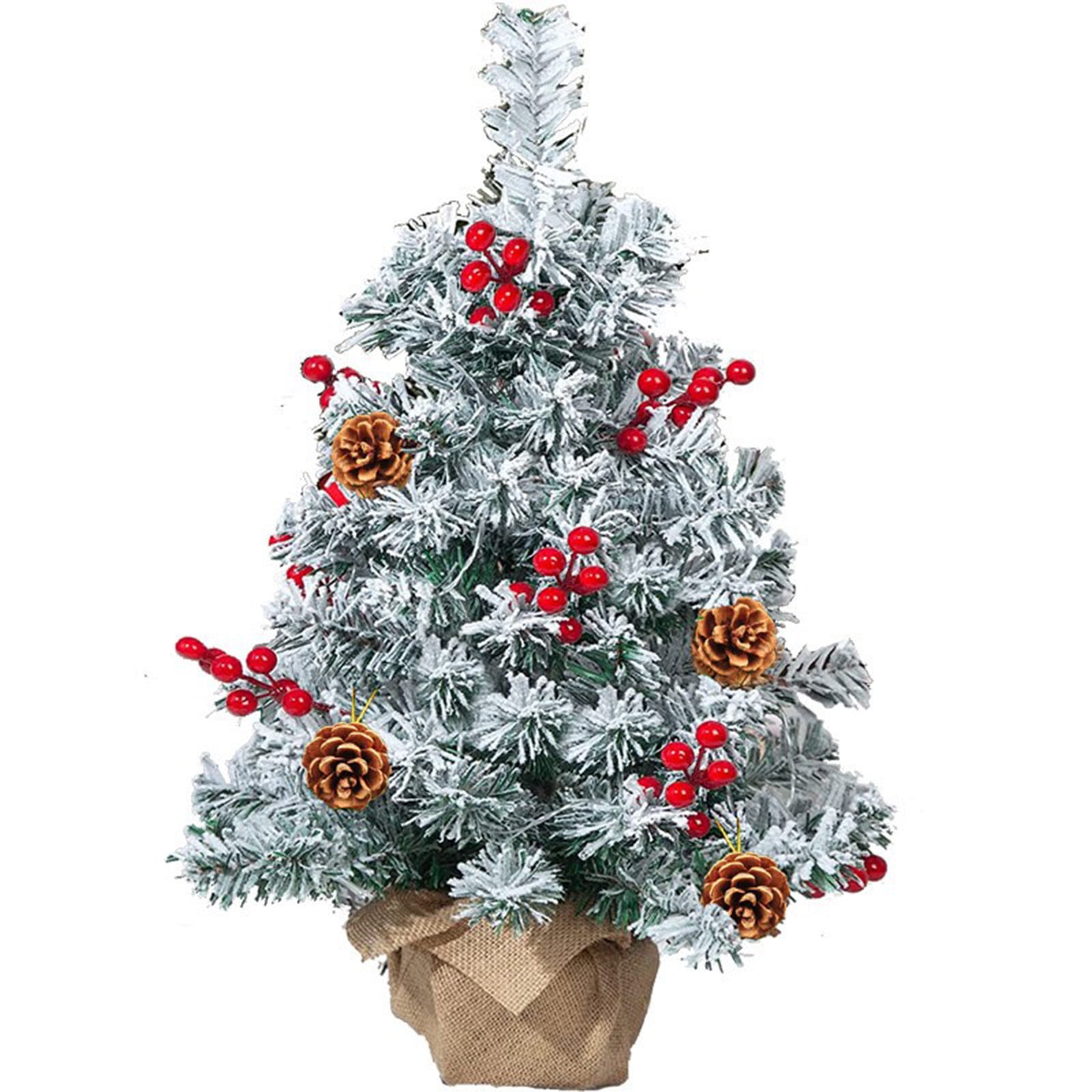 Click here for Rkstn Mini Christmas Tree Snowy Flocking Glowing C... prices