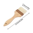 Basting Brush, Extra Large Wooden Handle Food Grade Oil Brush, 1 Pack ...