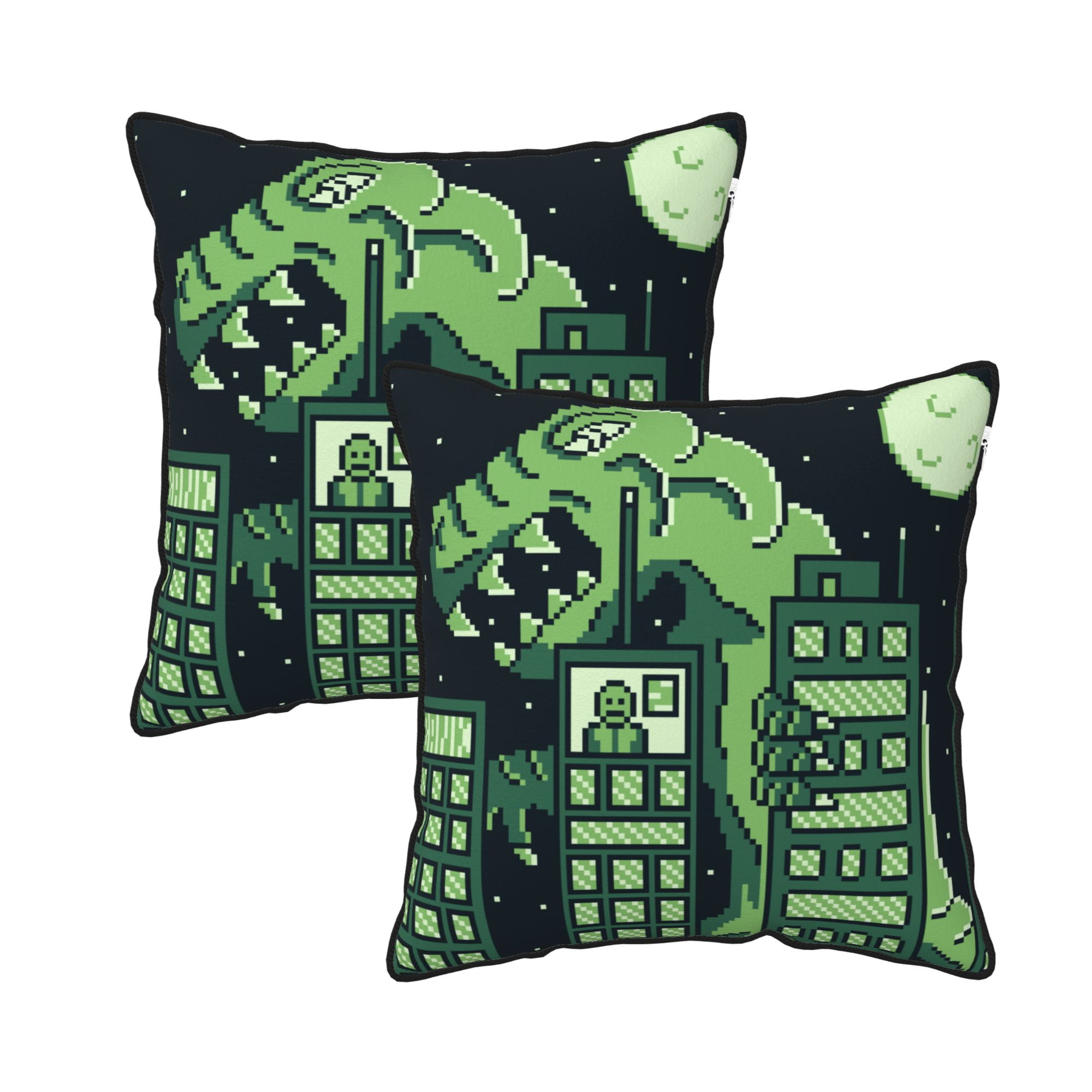 Velvet Decorative Throw Pillow Covers Set of 2, Soft Square Cushion ...