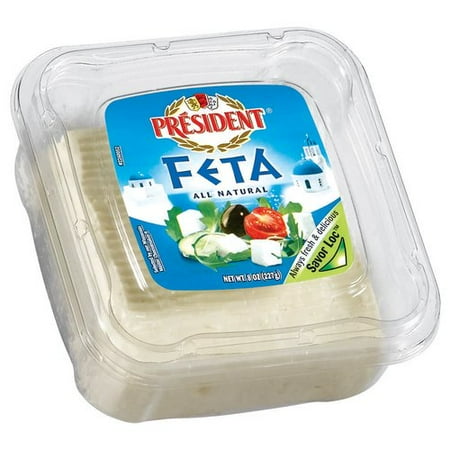President All Natural Feta Cheese, 8oz - Walmart.com