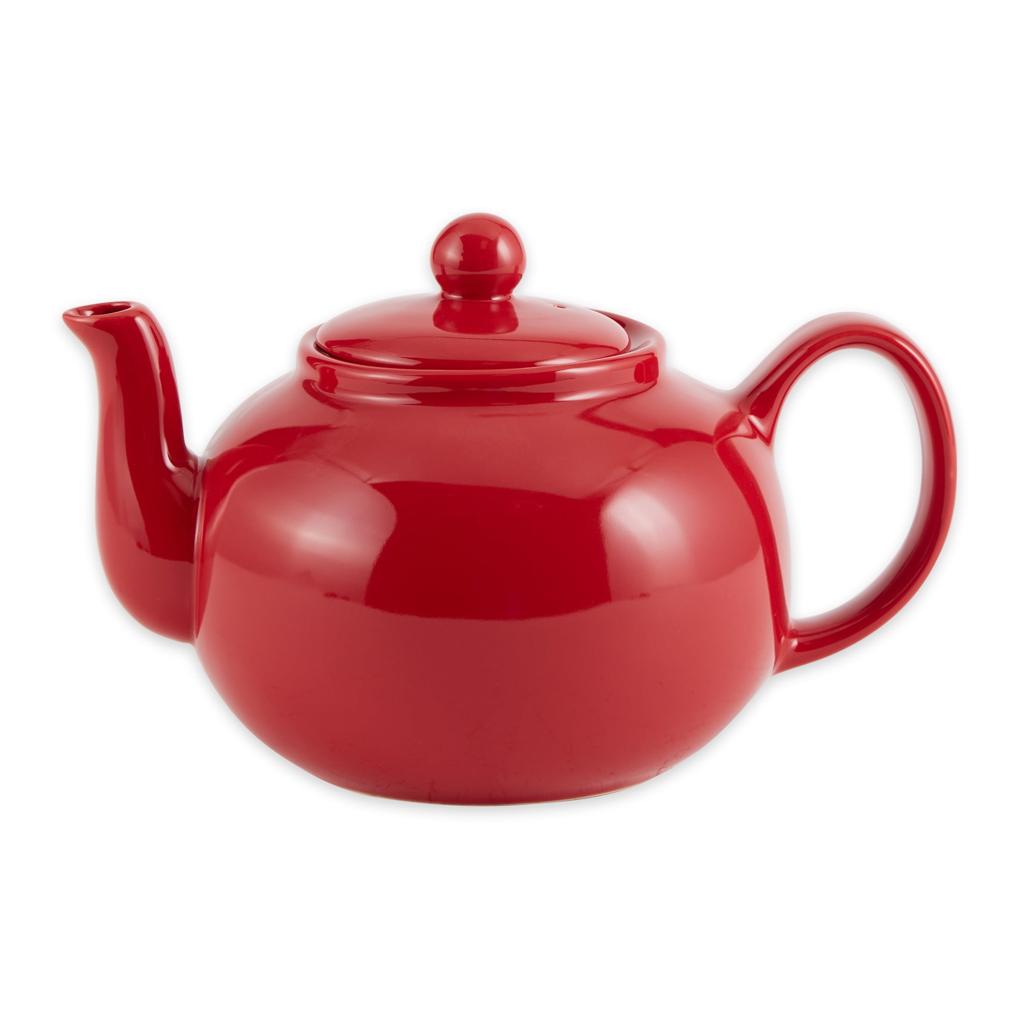 Stoneware Teapot, Red - Walmart.com