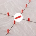100Pcs Plastic Tile Spacer Leveling Clips Floor Locator Ceramic Tiling ...