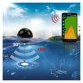 Fish Finder For Fihsing 48m/160ft Wireless Depth Echo Sounder Sea Lake ...