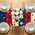 ARTSLION Waterproof Table Runner 13x204 Inch Polyester Wipe Clean Patio ...