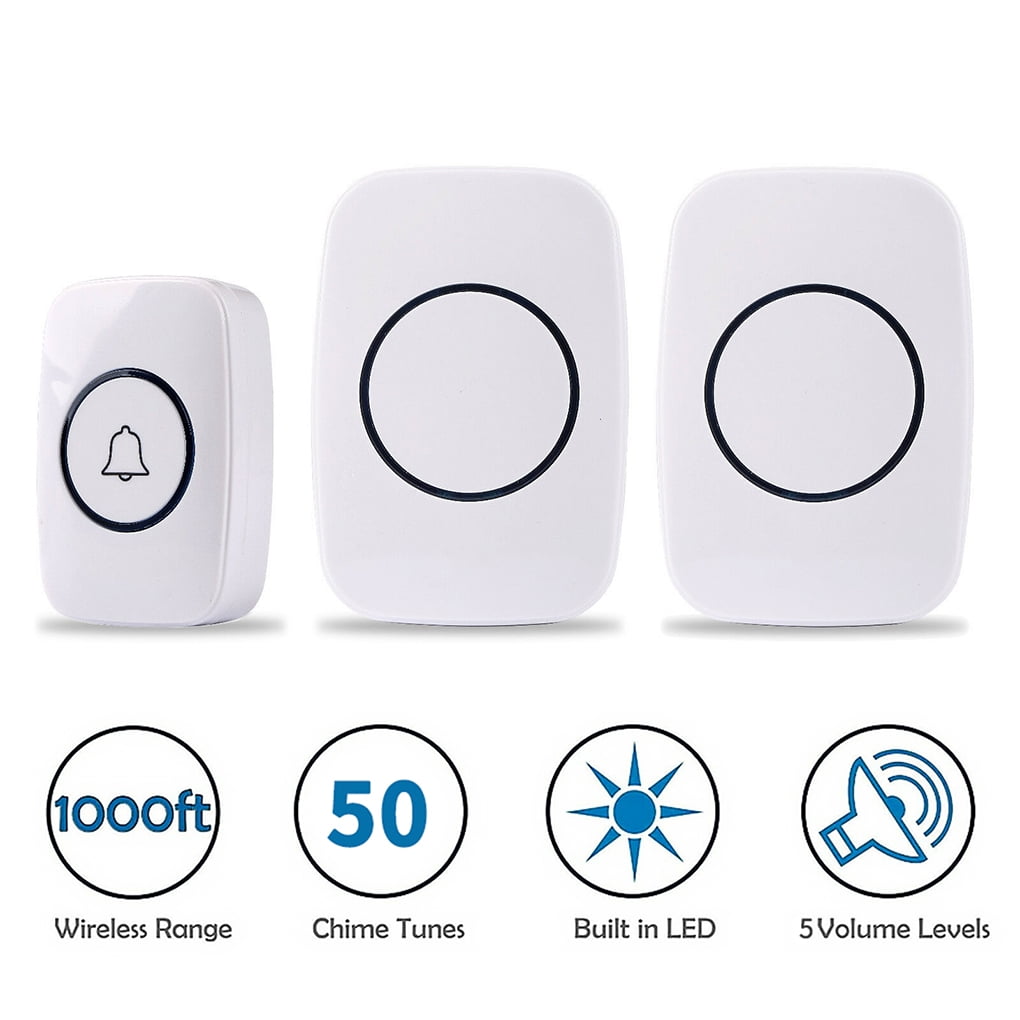 Buy Homeprotector Door Bell Ringer Wireless–loud Voice Alarm Ring ...