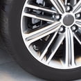 BESTYASH 1Set Premium Zinc Alloy Car Tire Cap Stem Cover Black Fits ...