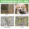 Flexible Stainless Steel Garden Hose, No-Kink & Rust Proof, Brass ...