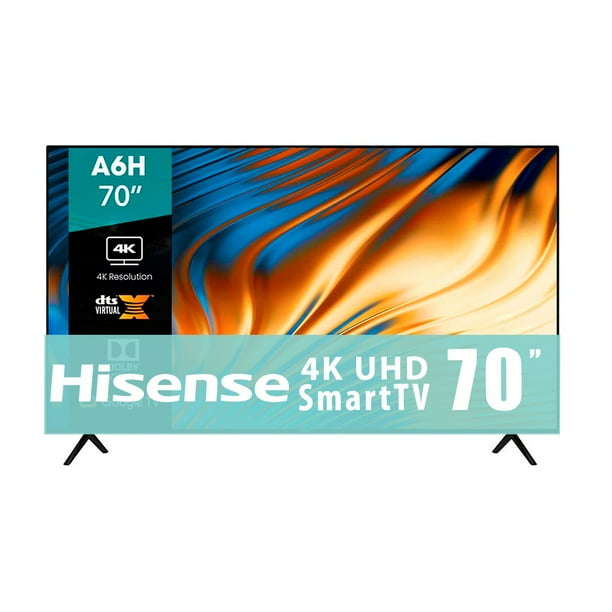 TV 70 Pulgadas Hisense Google TV 4K UHD 70A6H | Bodega Aurrera en línea