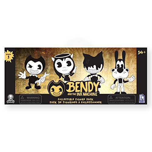 Bendy and the Ink Machine collectible Figure Pack (4 Figures) | Walmart ...