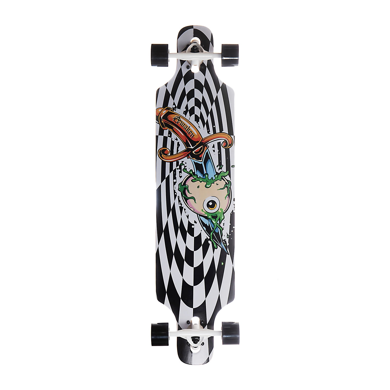 Awaken 9.5" Drop Thu Complete Longboard - Checker Knife - Walmart.com