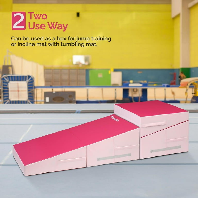 Cheese Wedge Gym Mats Incline Gymnastics Mat, Folding And Non-Folding ...