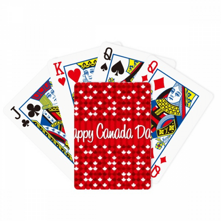 Canada Flavor Happy Canadian Day Poker Playing Magic Card Fun Board ...