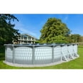 Lake Effect Pools Testudo 18' x 33' x 52" Oval Resin Protected Steel ...