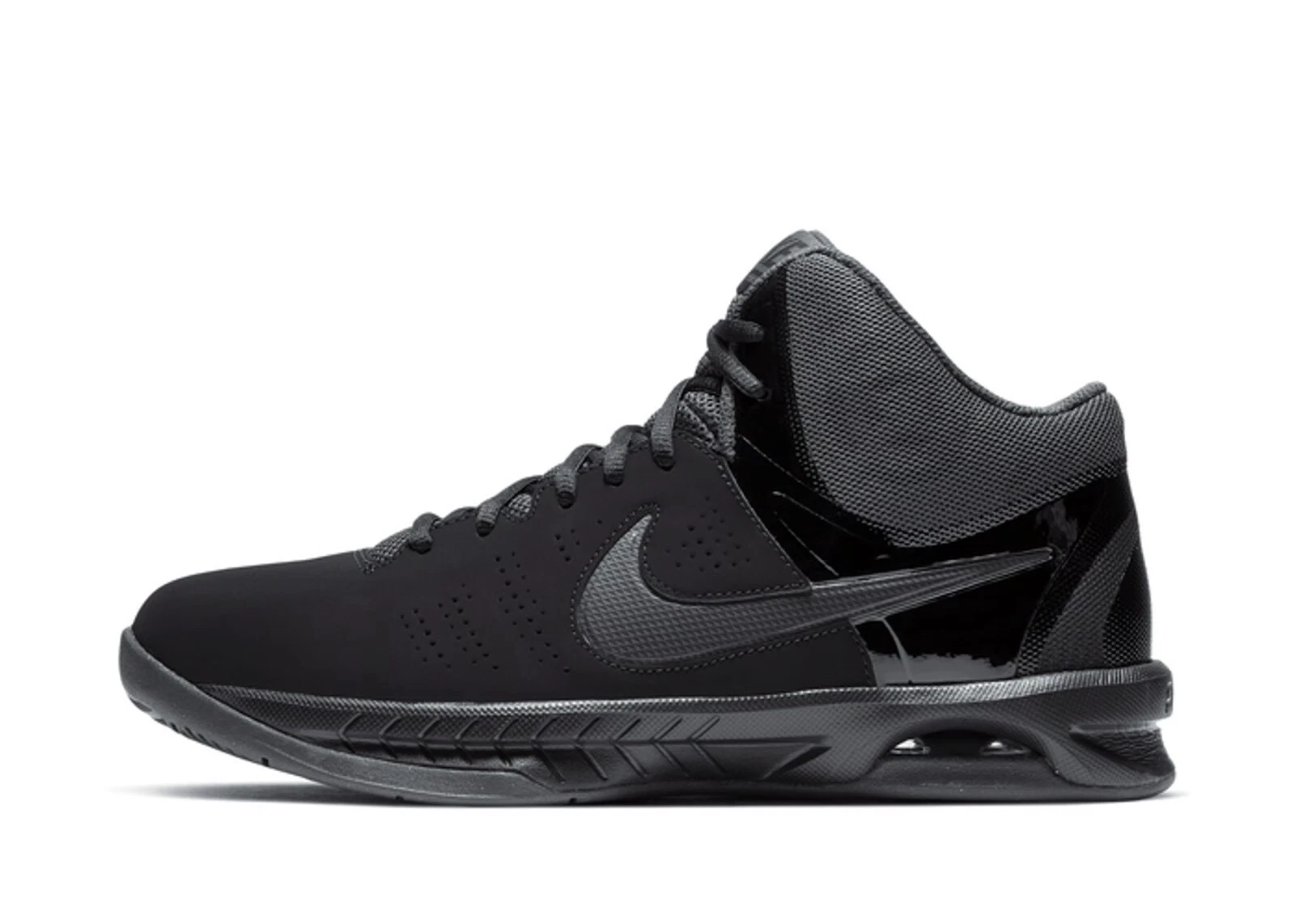 Men Nike Air Visi Pro VI NBK Basketball Shoes Black Anthracite 749168 ...