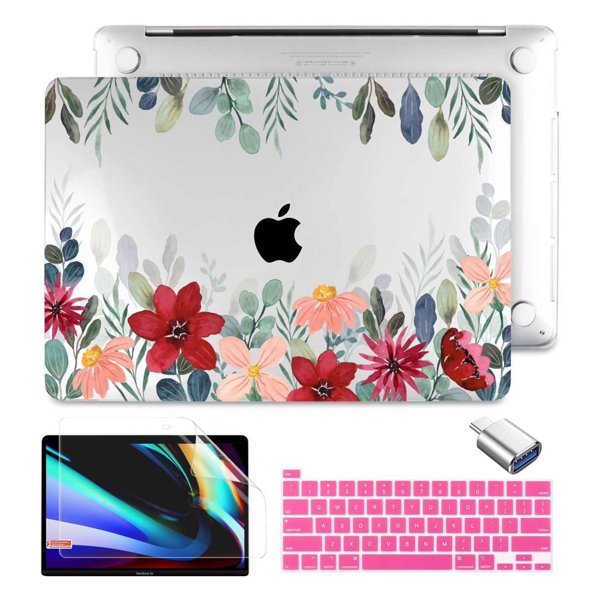 DONGKE Case For MacBook Pro 13 inch 2022 2021 2020 Release Model A2338 M2/M1 A2251 A2289 Plastic ...