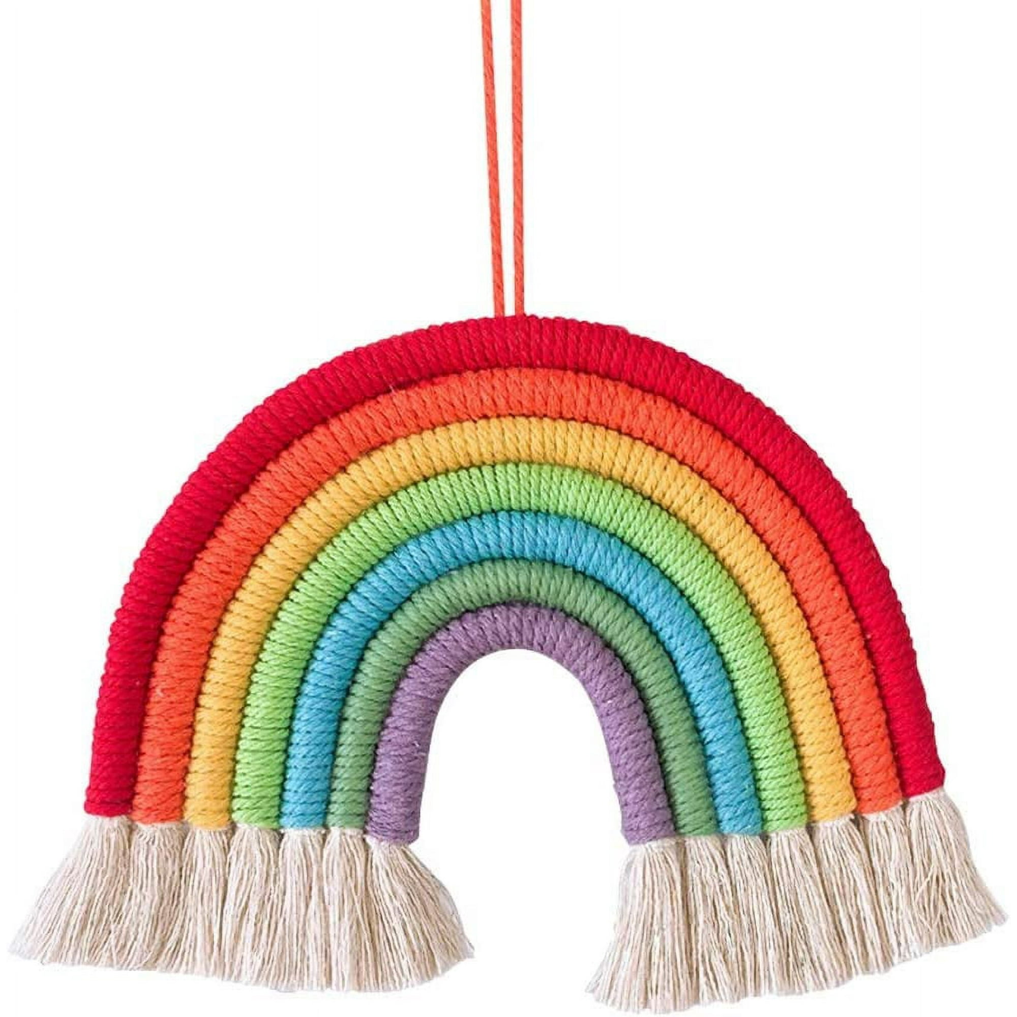 Click here for Nieqiuyun Rainbow Macrame Wall Hanging  Tapestry F... prices