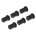 Well Nuts, Kayak Fasteners Rubber Nuts 6Pc for Motorbikes Canoes M6 ...