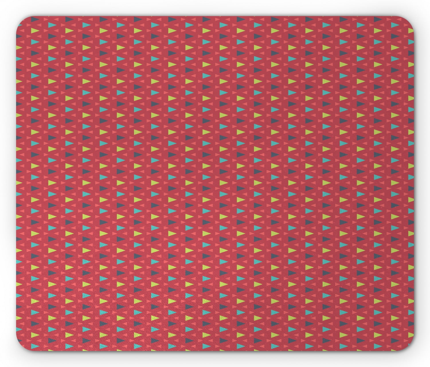 Colorful Mouse Pad, Geometric Triangles Pattern Polygonal Shapes on ...
