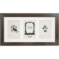 Rustic Solid Wood Collage Photo Frame 8x16 – Display Three (3) 4x6 ...