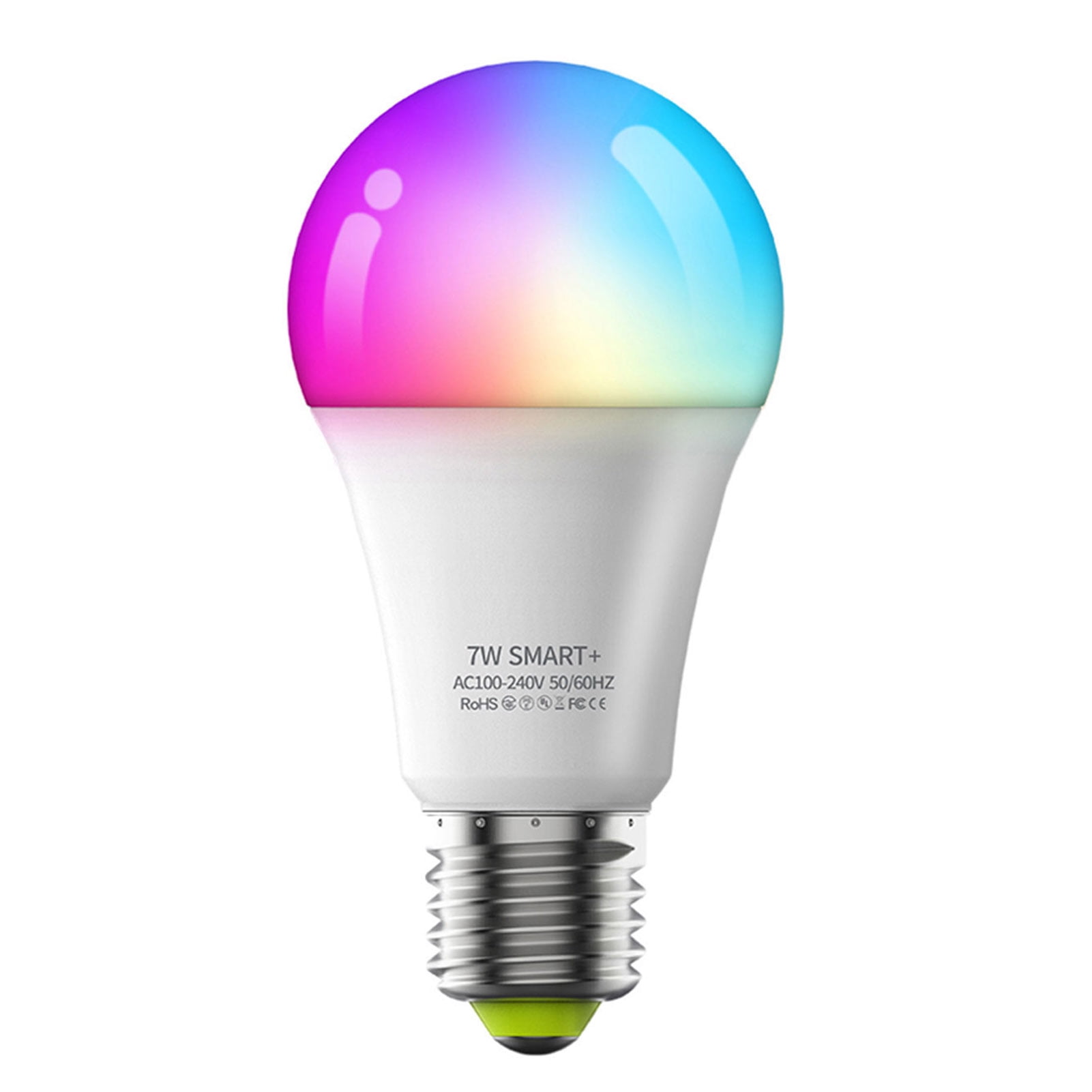 Foco LED inteligente de 7W con control por voz Alexa y Google, ajuste ...
