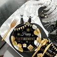 Retirement Paper Plates and Napkins Disposable Dinnerware Retirement ...