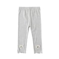 BXSRUTA Girls Casual Stretch Leggings Cropped Slim Fit Pants with ...
