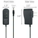 Universal DC 5V 1A Adapter with 8 Tips - Compact Charger for Home and ...