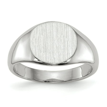14K White Gold Signet Ring | Walmart Canada