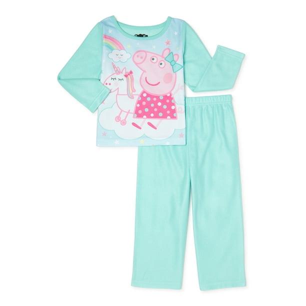Peppa Pig - Peppa Pig Toddler Girls' Pajamas, 2 Piece Set - Walmart.com ...