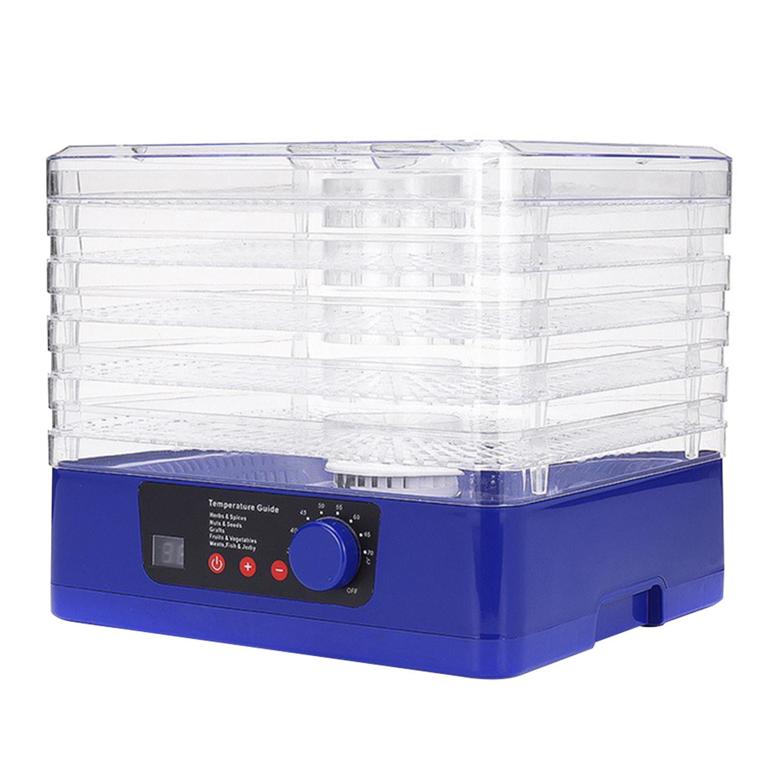 Electric Food Fruit Vegetable Dryer 5 Trays Large Reusable Stackable ...