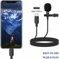 Plug and Play USB Type C Clip On Mic for Computer,Portable Recording ...