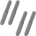 LIDUI-4pcs Toilet Paper Holder Roller Gray Color Plastic Toilet Tissue ...