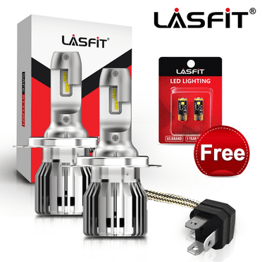 H4 All in One 100W 10000LM CREE LED Headlight DRL Kit/High/Low Beam/Fog Lamp Kit Light Bulbs ...