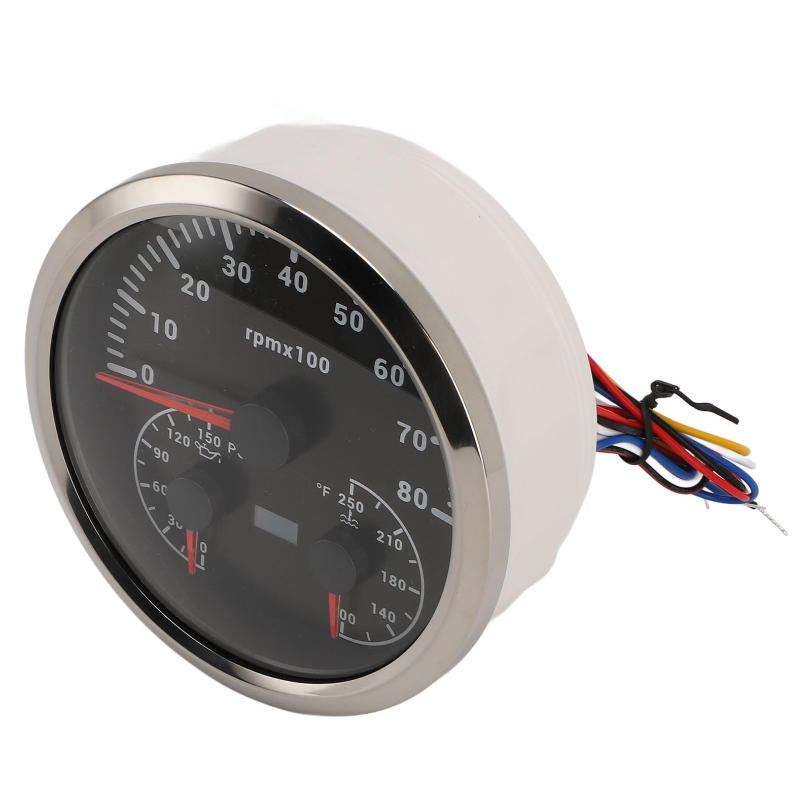 110mm 3 in 1 Speedometer Boat Oil Pressure Gauge Tachometer Water ...