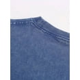 Blue Washed Cotton Mens Christian Graphic T-Shirt - Double-Sided Jesus ...