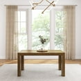 Plank+Beam 60" Modern Dining Table for 4, Solid Wood Rectangular ...