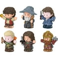 Fisher-Price Lord of the Rings Mini Plastic Heroes Toy Pack, 6 ...
