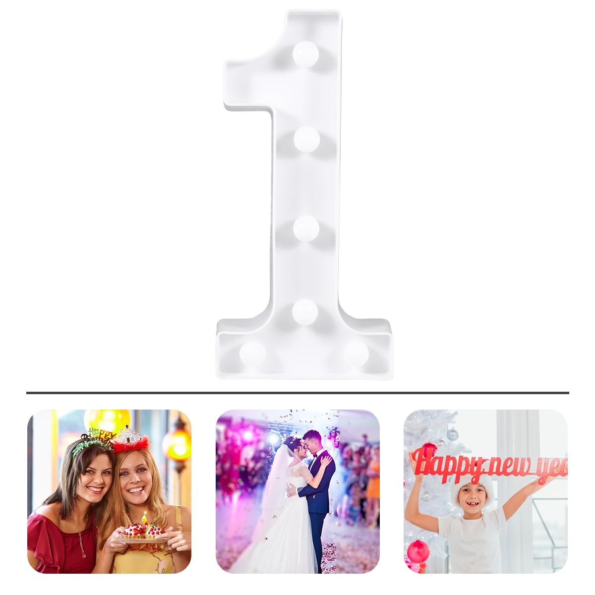 Click here for Whamvox 1pcs Led Marquee Number Light Sign 8in For... prices