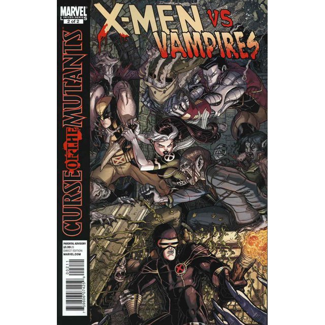 X-Men: Curse of the Mutants - X-Men Vs. Vampires #2 VF ; Marvel Comic ...