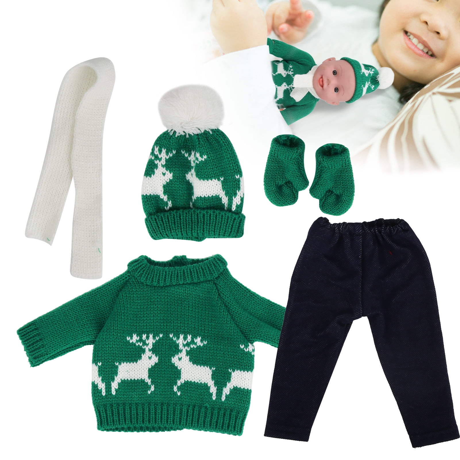 Click here for Amonsee Baby Doll Clothes  For 18inch/43cm Doll Lo... prices