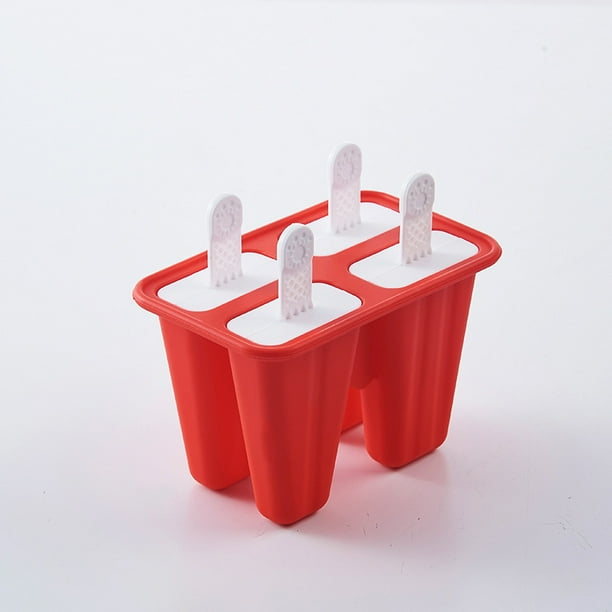 Popsicle Mould, Popsicle Molds 4 Pieces Silicone Ice Pop Molds BPA Free ...