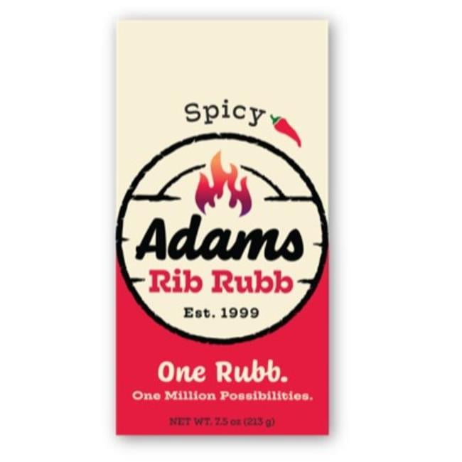 Spicy Adams Rib Rubb BBQ Rub BBQ Seasoning - Walmart.com