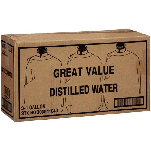 Great Value Distilled Water, 1 Gallon, 3 Count – Walmart Inventory ...