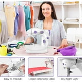VIFERR Mini Portable Sewing Machine with LED Light for Beginner Kids ...