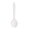 Boardwalk Mediumweight Polystyrene Cutlery, Soup Spoon, White, 1000 ...