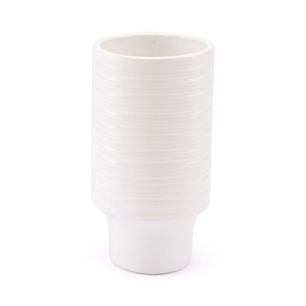 White Short Vase Or Decor - Walmart.com
