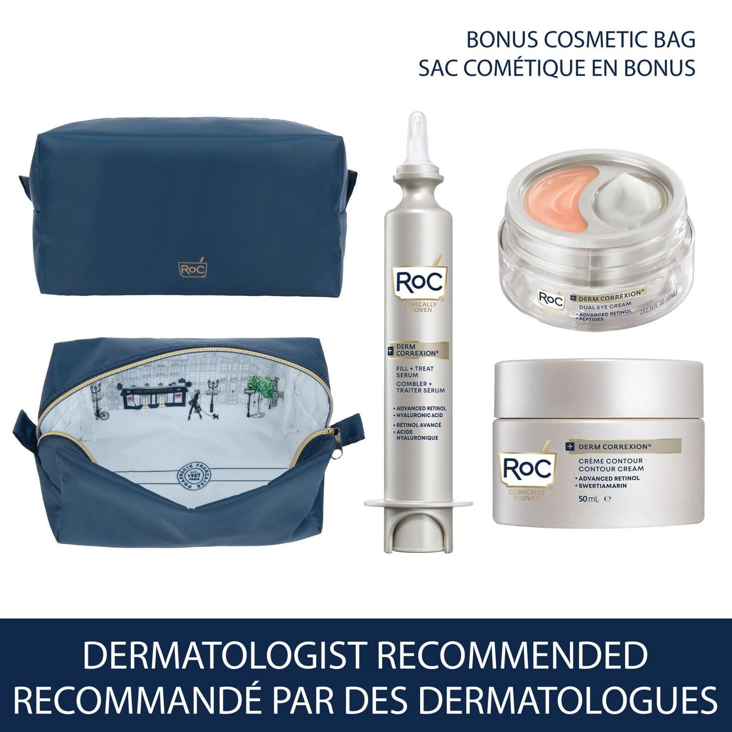 RoC Skincare - Derm Correxion®️ - Derm Correxion Regimen Kit & BONUS ...