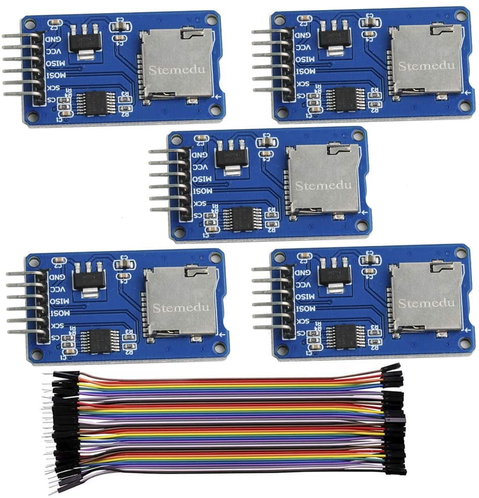 Dyfrio Mini TF Card Adater Reader Module 6pin Micro SD Memory Storage ...